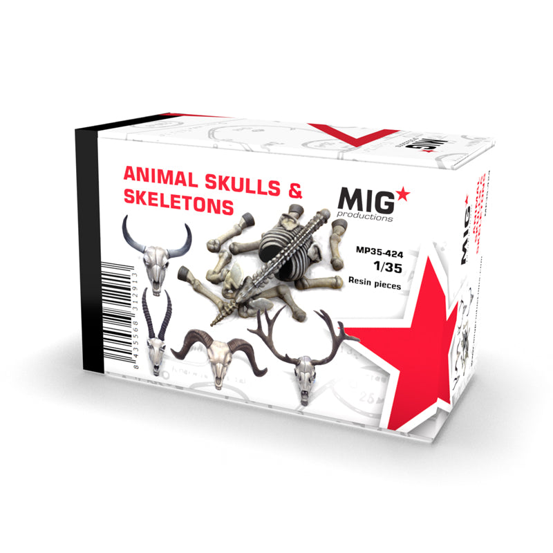 AK INTERACTIVE 1/35 ANIMAL SKULLS & SKELETONS – Quantum Boardgames