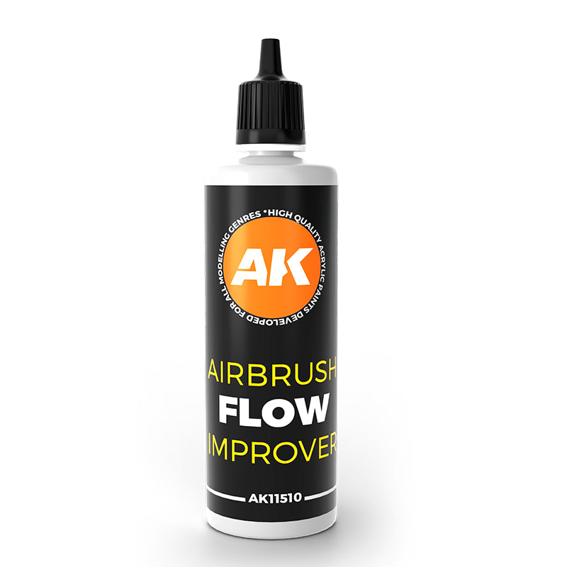 AK INTERACTIVE AIRBRUSH FLOW IMPROVER 100ML – Quantum Boardgames