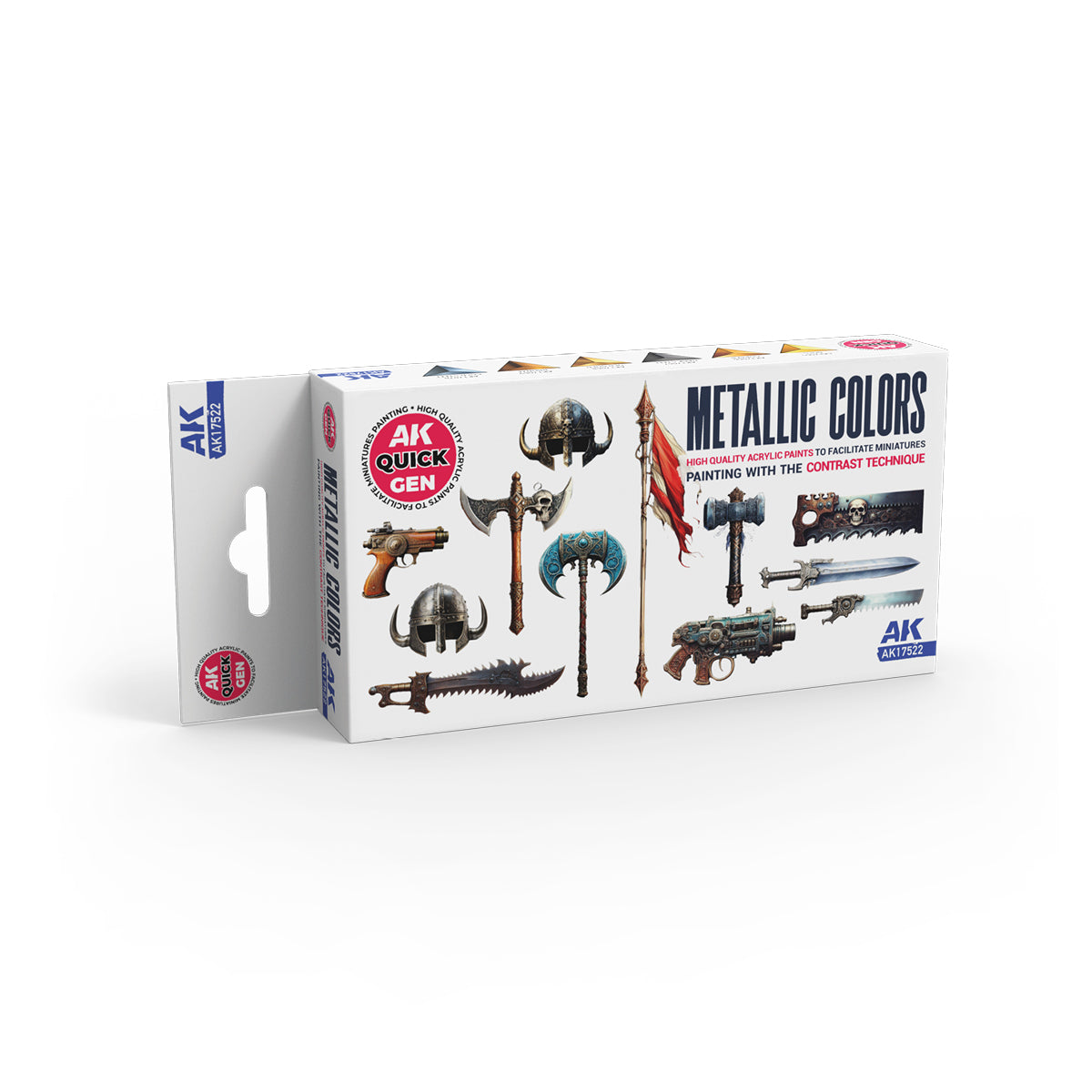 AK INTERACTIVE QUICK GEN METALLICS (SET) – Quantum Boardgames