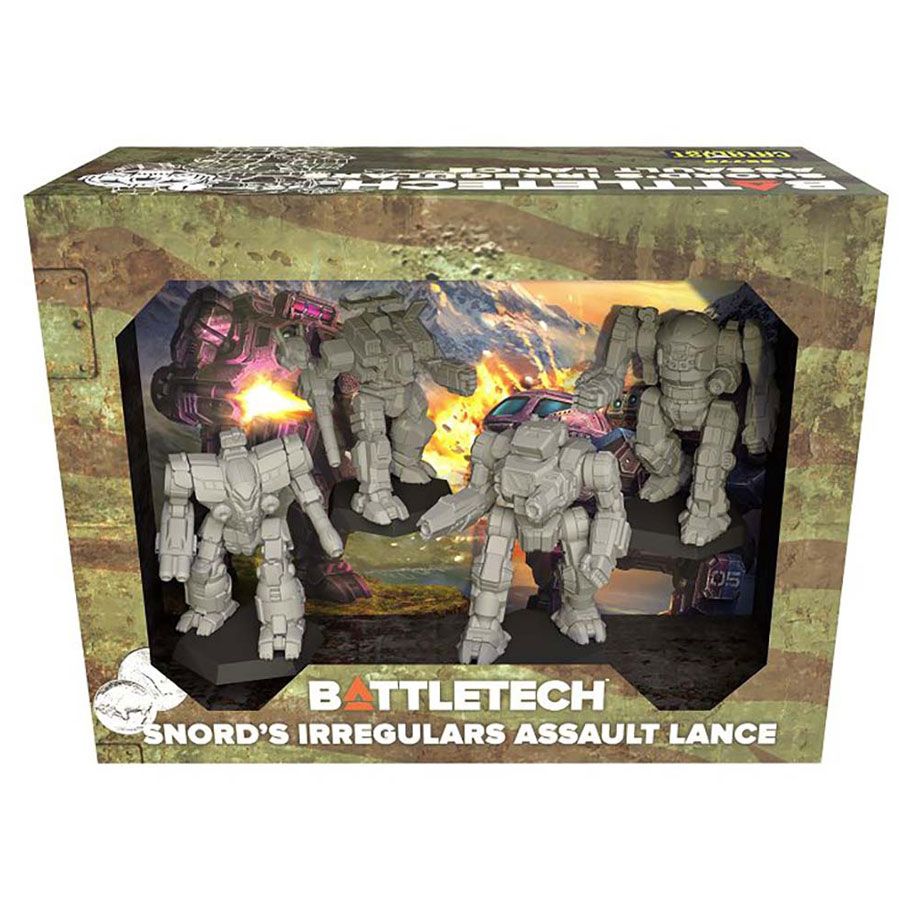 BATTLETECH SNORD'S IRREGULARS ASSAULT LANCE – Quantum Boardgames