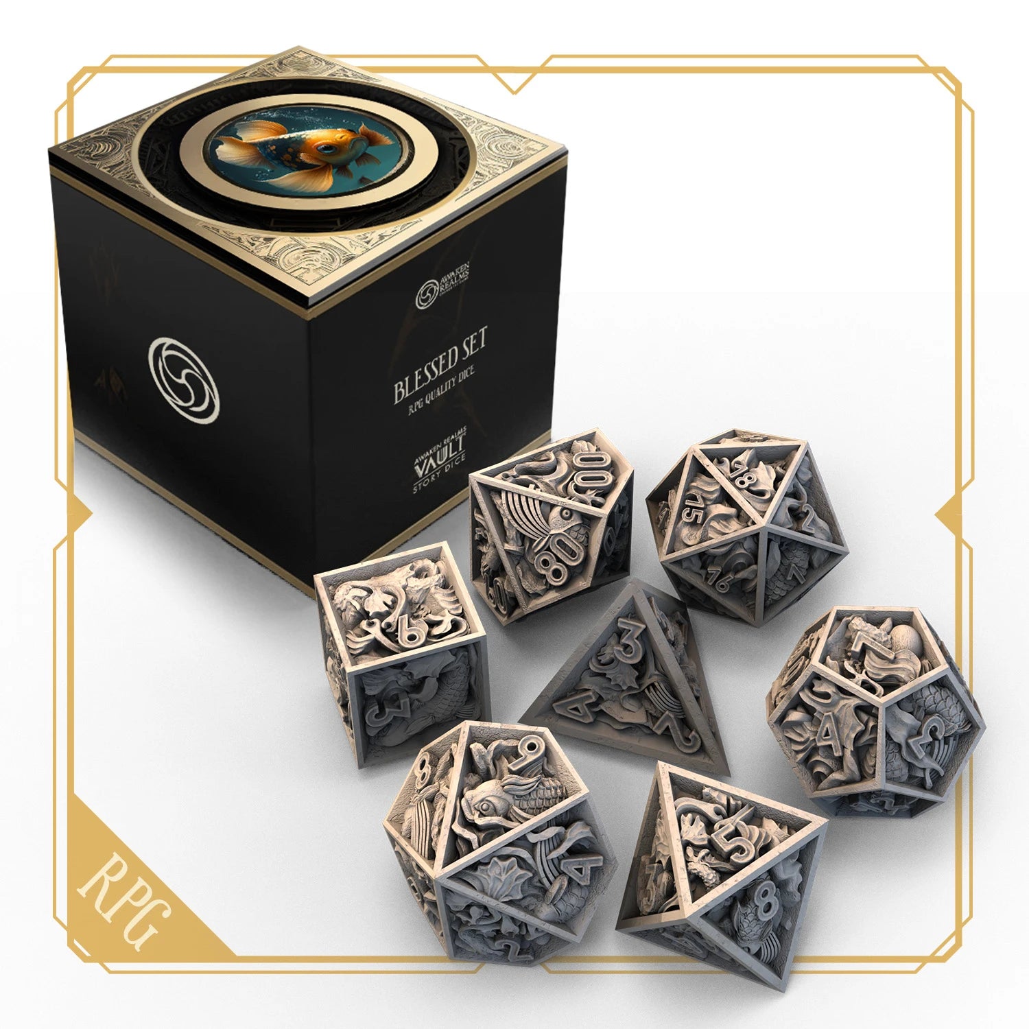 AWAKEN REALMS BLESSED DICE SET – Quantum Boardgames