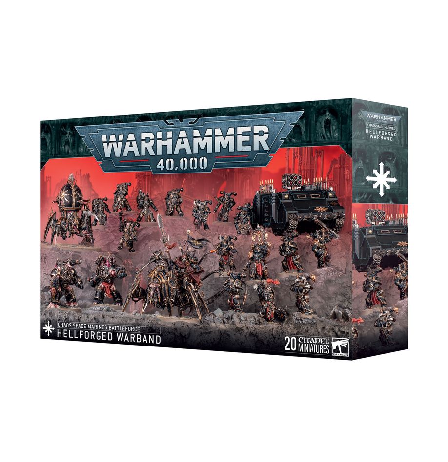 Chaos Space Marines: Battleforce 2025 - Hellforge Warband – Quantum ...