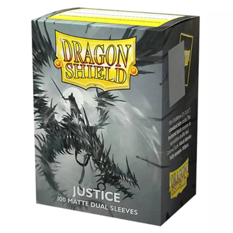 DRAGON SHIELD SLEEVES STANDARD DUAL MATTE JUSTICE (100 PZ) – Quantum ...