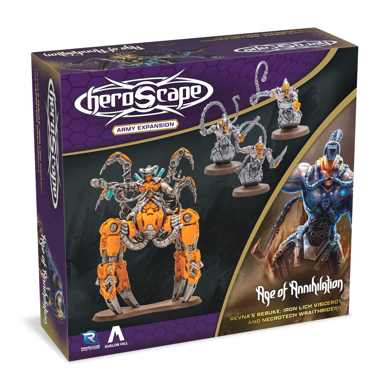 HEROSCAPE RR IRON LICH AND WRAITH RIDERS EXPANSION – Quantum Boardgames