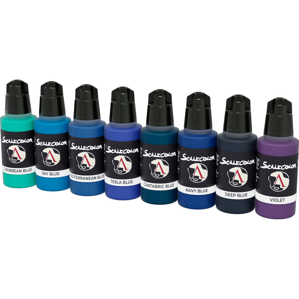 SCALE 75 SKY AND ICE (BLUE) PAINT SET – Quantum Boardgames