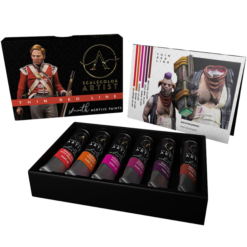 SCALE 75 THIN RED LINE PAINT SET – Quantum Boardgames