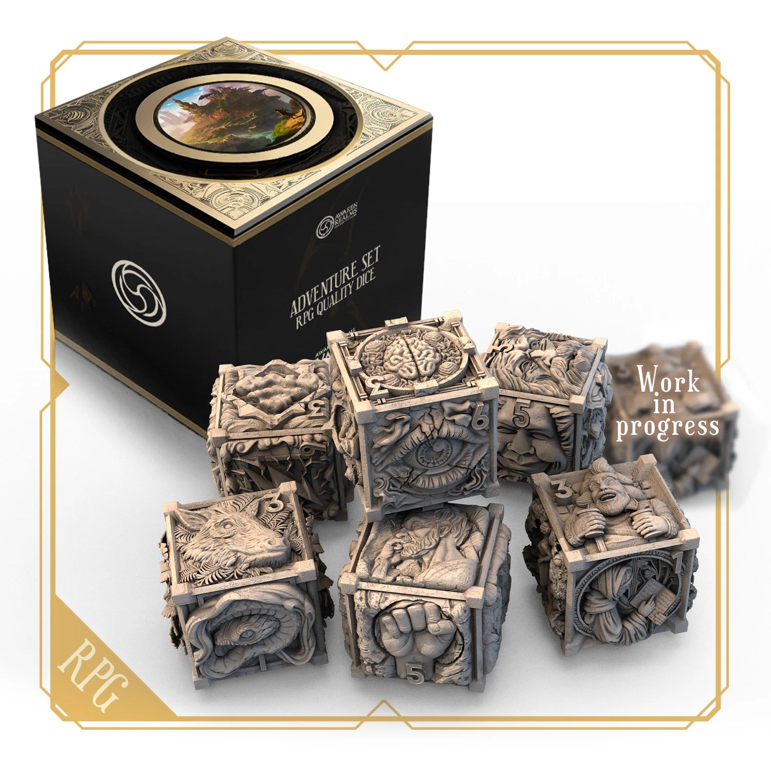AWAKEN REALMS ADVENTURE DICE SET – Quantum Boardgames