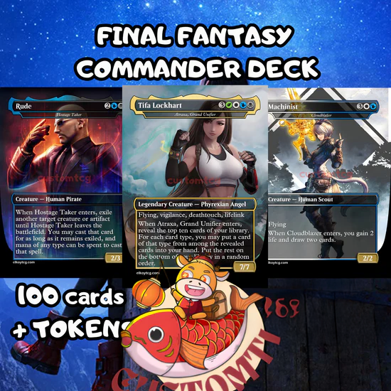 FINAL FANTASY - MTG COMMANDER PROXY – Quantum Boardgames